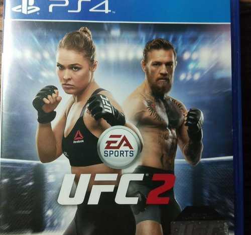 UFC 2 ps 4, состояние хорошее,диск в норме