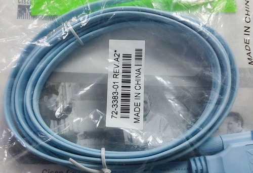 Консольный кабель cisco 72-3383-01 RJ45 DB9