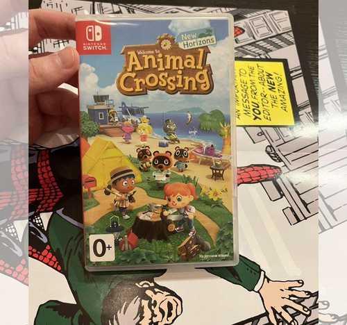 Animal crossing картридж для Nintendo switch