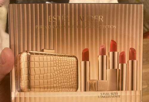 Подарочный набор estee lauder 5 помад