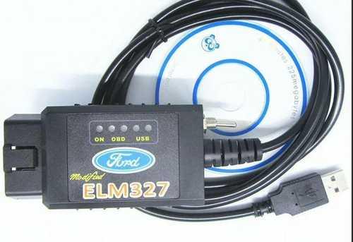 Диагностический сканер Ford ELM327 HS+MS CAN