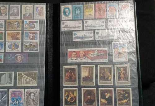 Почтовые марки СССР, полные годовые наборы