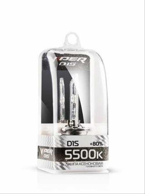 Ксеноновая лампа Viper D1S 5500k (+80) Корея