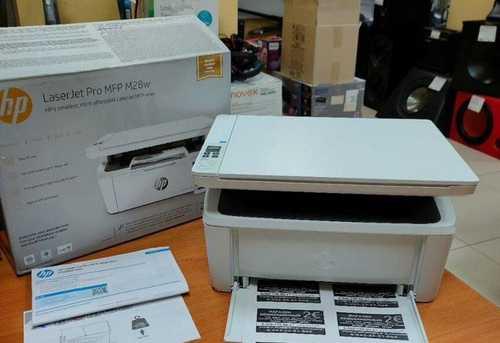 Лазерное мфу, Принтер HP LaserJet Pro M28w W2G55A