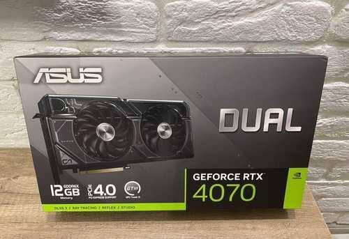 Новая видеокарта RTX 4070 Asus Dual 12G