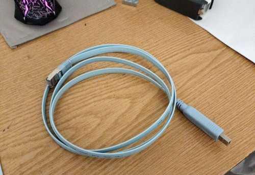 Консольный кабель Cisco, Usb to RJ45