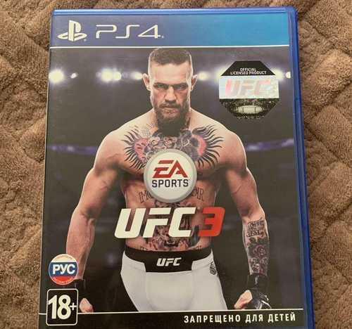 Диск для ps4 ufc3