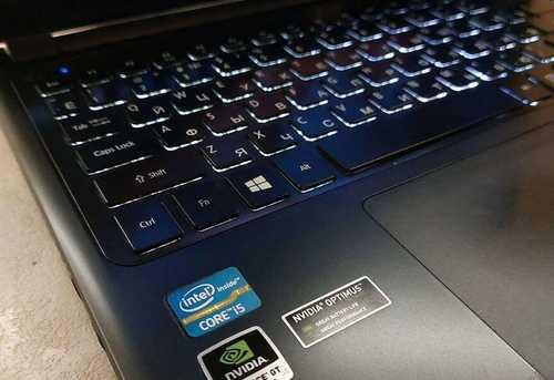 Acer с подсветкой (Intel Core i5, nvidia, SSD)