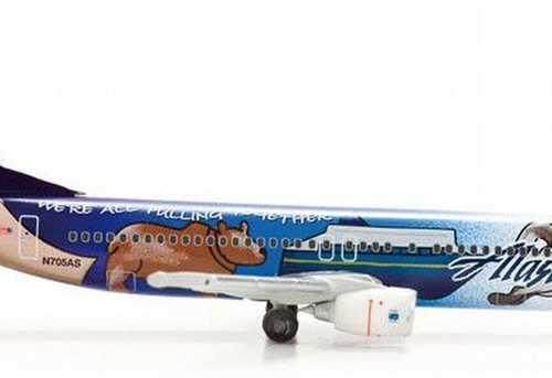 508216 Самолёт Alaska Airlines Boeing 737-400 Spir