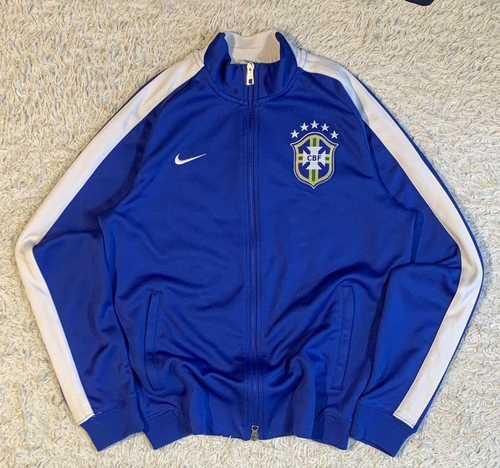 Nike Brasil Sweatshirt Vntg 2010's Blokecore