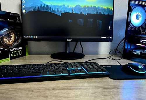 Игровой сетап(logitech g102+Corsair k55 rgb pro)