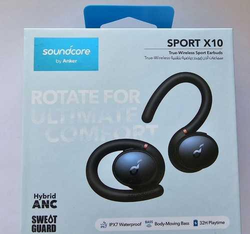 Гарнитура Anker soundcore sport X10