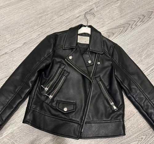 Кожаная куртка zara 122