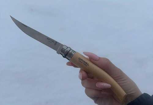 Нож филейный opinel №10, нержавеющая сталь, рукоят