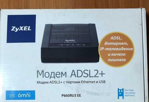 Модем Zyxel adsl2+