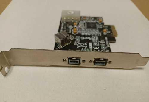 PCI плата Firewire 800, ieee 1394, ilink