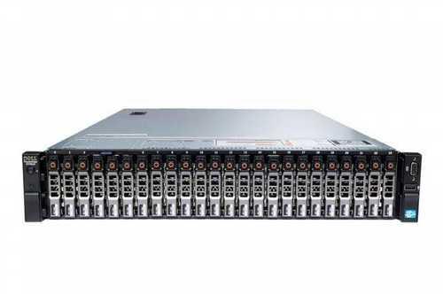 Сервер dell R720xd 24sff 2xE5-2630Lv2 64GB, H710