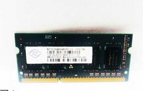 RAM SO-dimm Nanya DDR3 1024/10600/1333