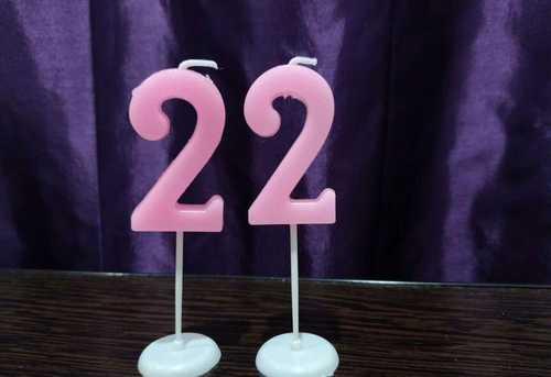 Свечи для торта/декора 22