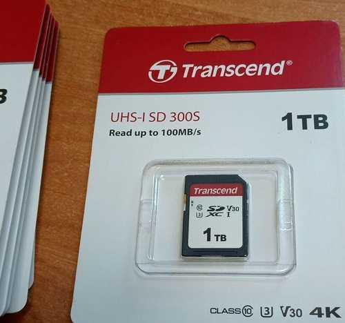 Карта памяти sdxc Transcend 1Tb Class 10 UHS-I U3