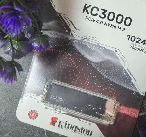 SSD M.2 накопитель Kingston KC3000 1024гб