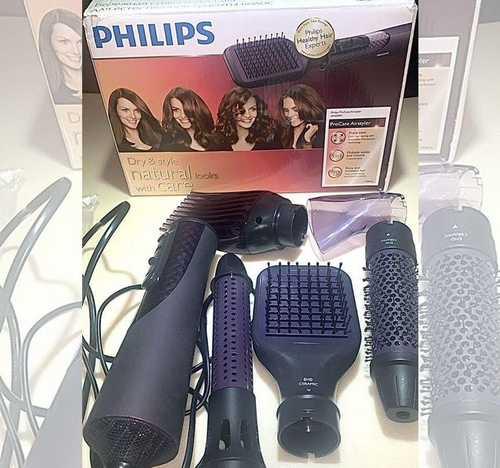 Фен-щетка philips HP8656/00 violet (HP8656/00)