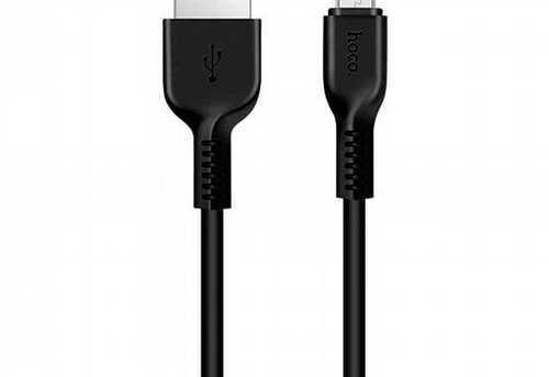 Hoco X20 USB-microUSB 2.4A 1 метр черный KAB12