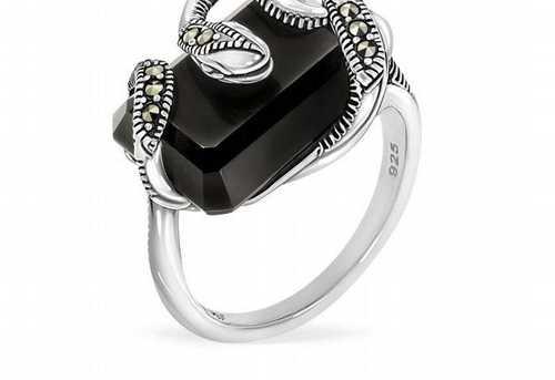 Серебряное кольцо Alexandre Vassiliev с черным они