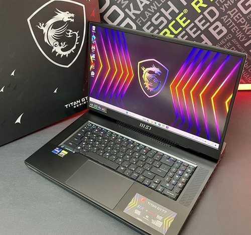 MSI Titan GT77 i9-12900HX/4k/RTX3080ti/64Gb/2Tb