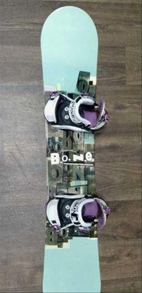 Сноуборд Bone Brick 155 + крепы Bone M/L