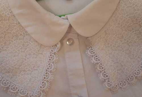 Белая блузка 152-158