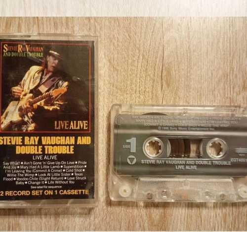 Аудиокассета Stevie Ray Vaughan – Live Alive, США