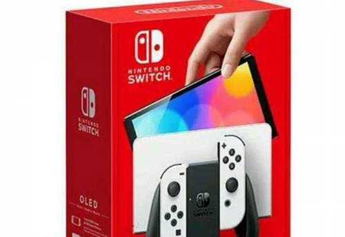 Игровая приставка Nintendo Switch oled 64 гб, белы