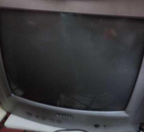 Телевизор кинескопный, 14-дюймовый, sanyo