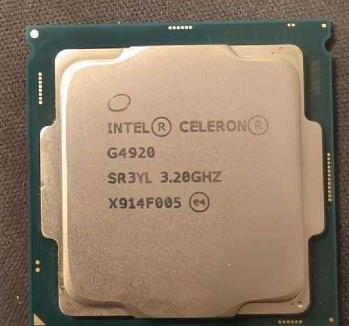 Процессор intel celeron g4920