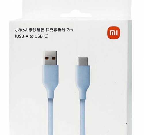 Usb Кабель-зарядка Xiaomi USB на Type-C 6A 2м