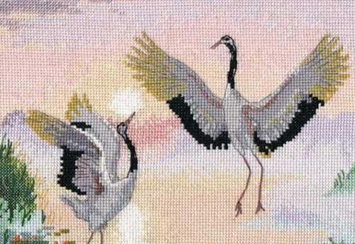 Набор для вышивания «Овен» 1340 Танцующие журавли