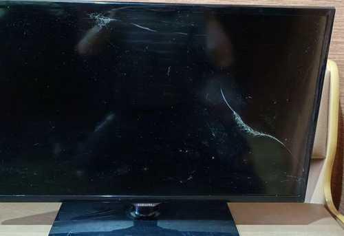 Samsung UE32F5020AK с треснутым экраном без пульта
