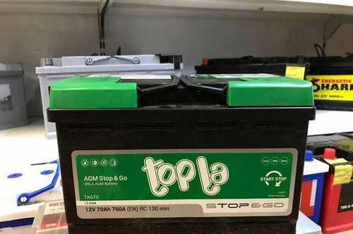 Аккумулятор topla AGM 70 AH 760EN