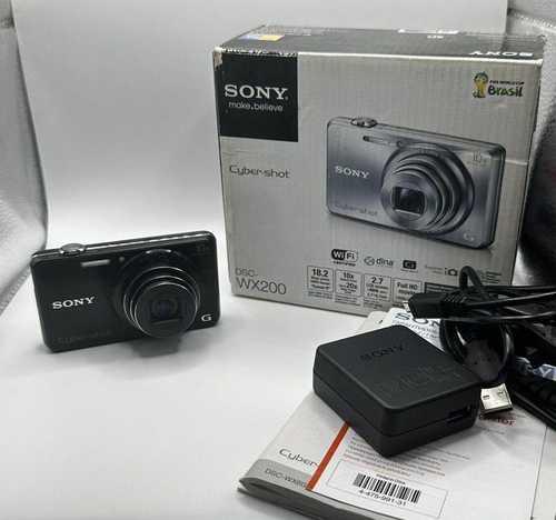 Sony Cyber-shot DSC-WX200 Black