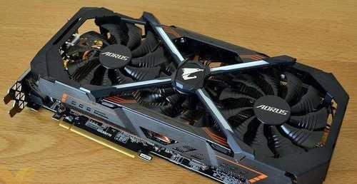 Видеокарта GTX 1080ti Aorus 11gb