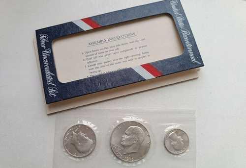 Набор монет 200 лет США серебро