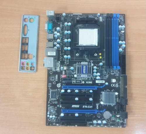 Материнская плата Socket AM3 MSI 870-G45