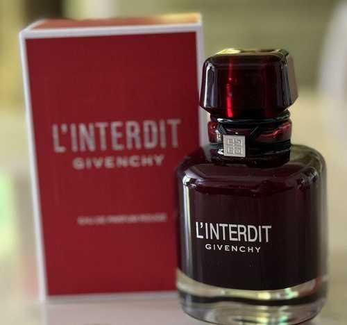 Givenchy l’interdit eau de parfum rouge