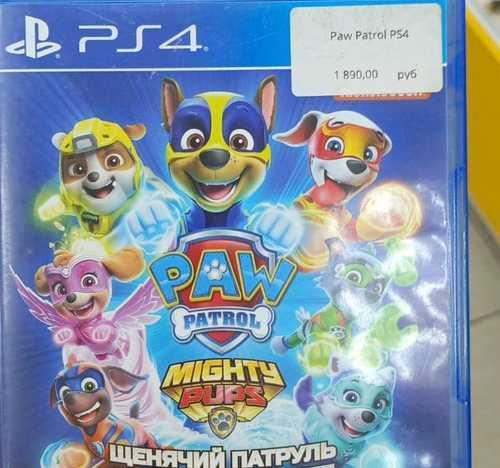 Paw Patrol Mighty Pups Save Adventure Bay PS4(ст86