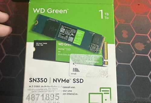 WD green Ssd m2 nvme 1tb гарантия днс