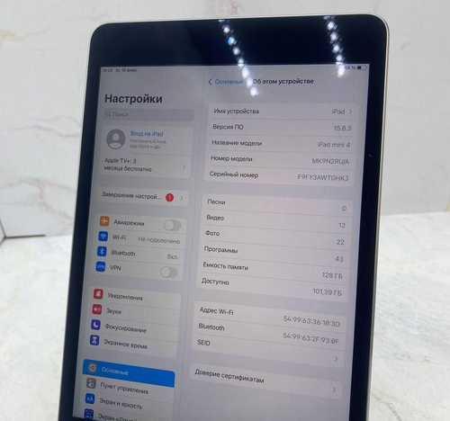 iPad mini 4 128gb
