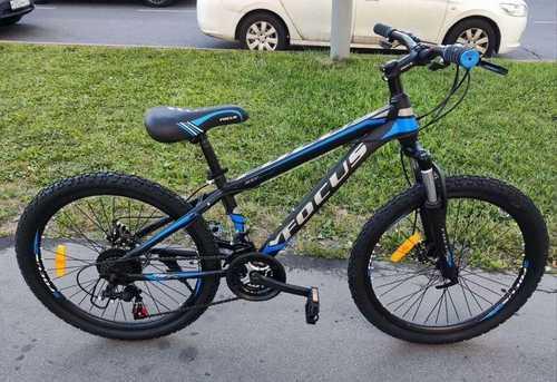 Горный подростковый велосипед Чёрный-синий