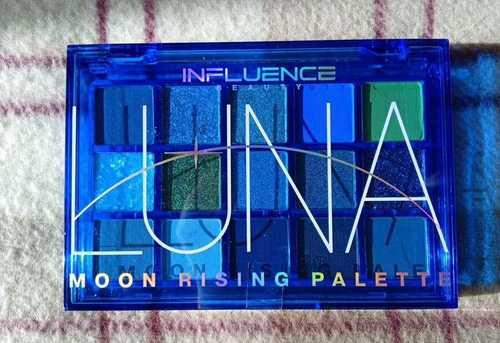 Палетка теней influence beauty moon