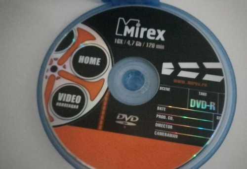 Болванка Mirex DVD+R 4,7 GB 120mln, болванка CD